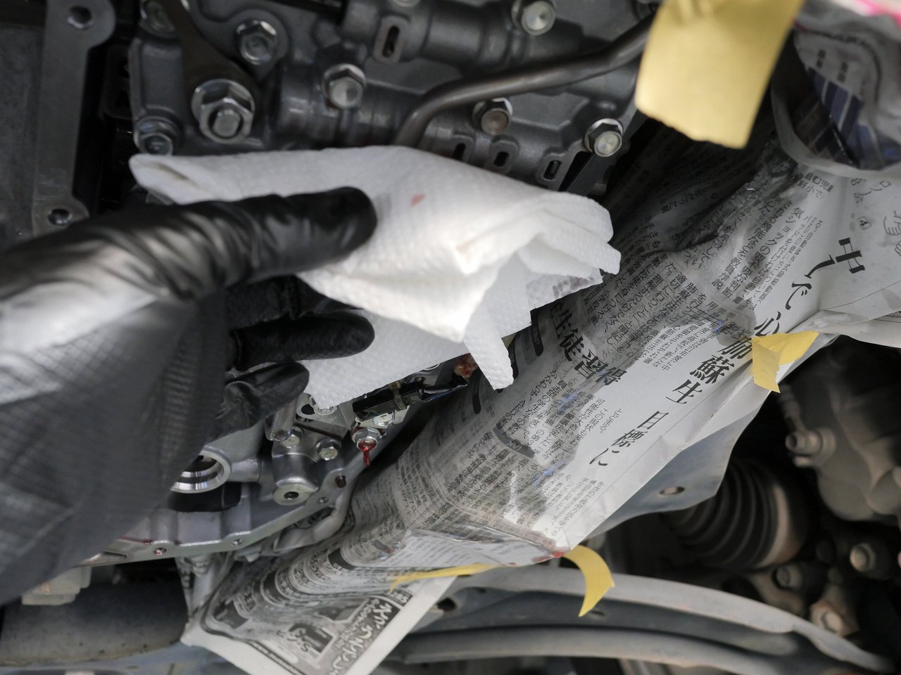 【トルコン太郎】セレナハイブリッドHFC26 日産純正CVTオイルNS-3への圧送交換