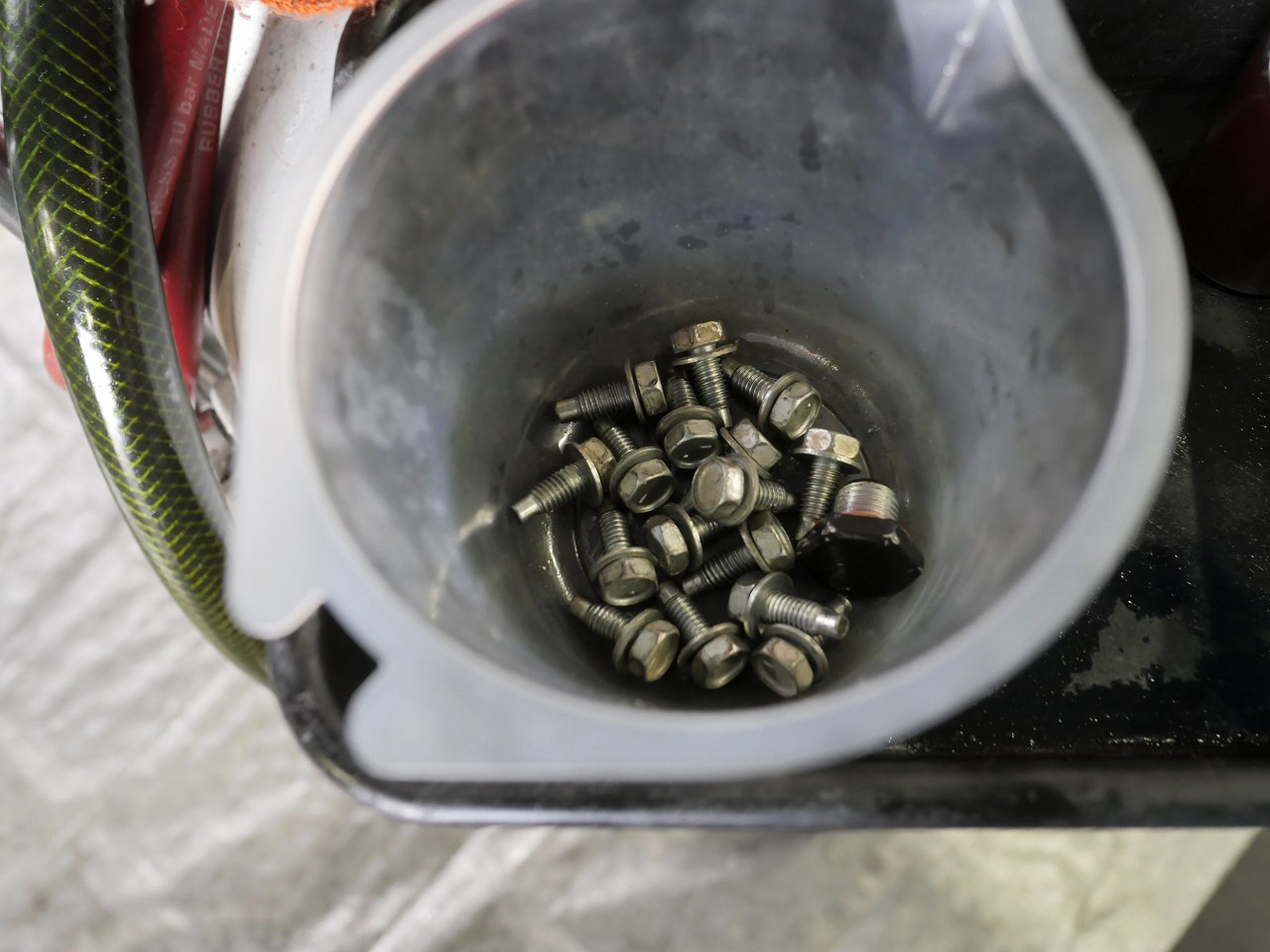 【トルコン太郎】セレナハイブリッドHFC26 日産純正CVTオイルNS-3への圧送交換