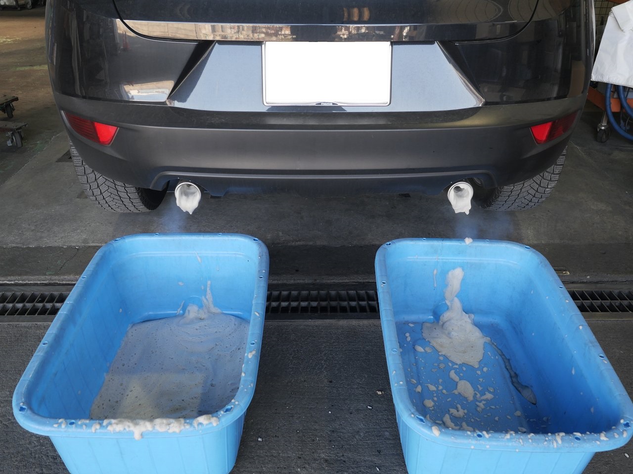 【ドライアイス洗浄】DPF警告灯が点滅したCX-3 DK5AW その2